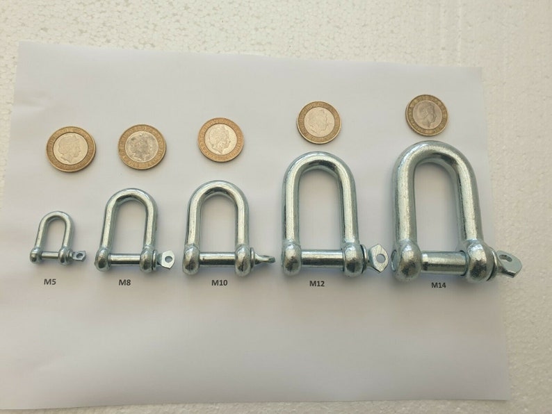 D Shackle Dee Shackle M5 M8 M10 M12 M14 - Etsy
