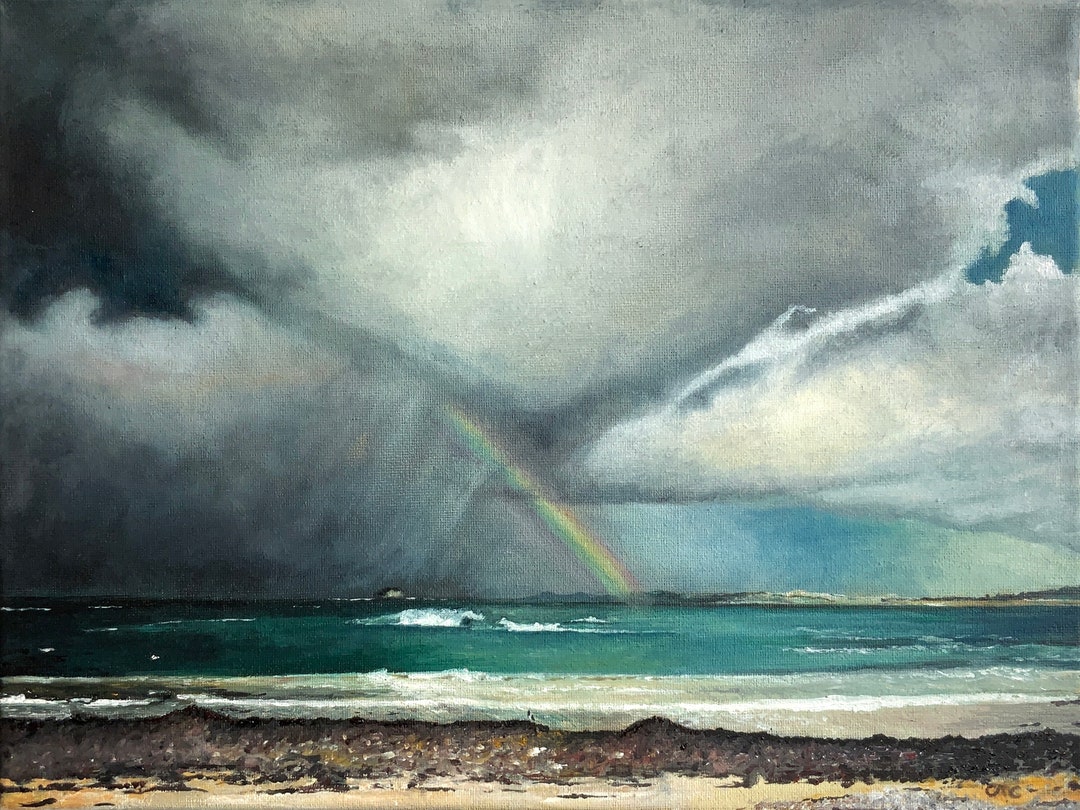 Storm Arriving at Pollan Strand, Donegal - Etsy
