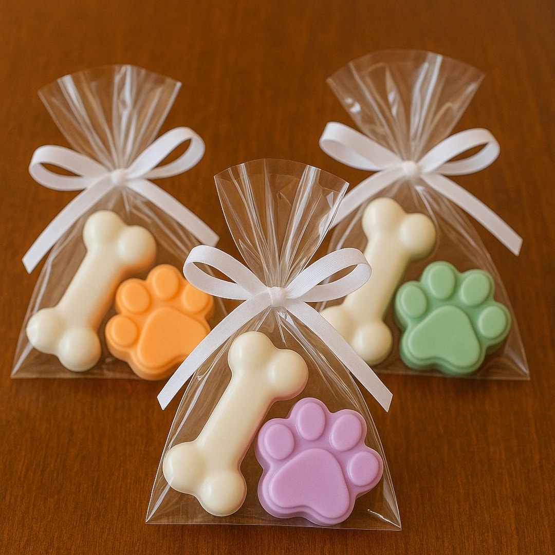 Dog Paw and Bone Chocolate Favors - Etsy