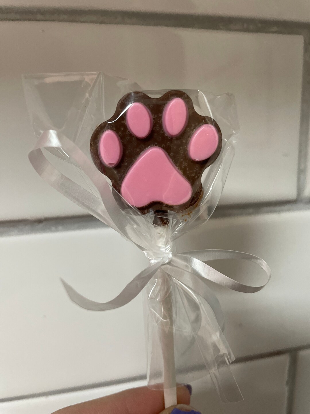 Dog Paw Chocolate Lollipops - Etsy