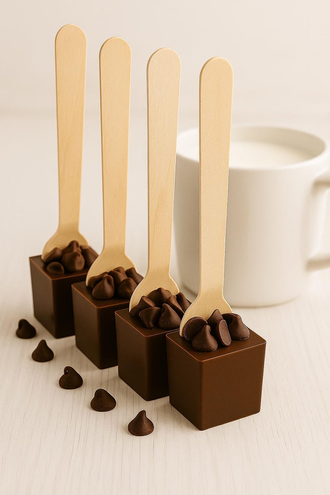 Hot Chocolate on a Spoon - Etsy