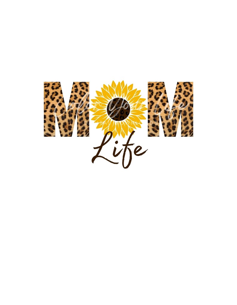 Mom Life Sunflower SVG | Etsy