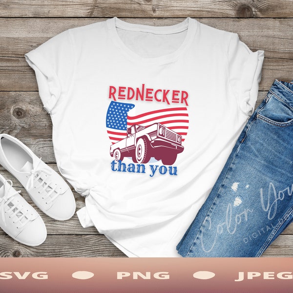 Rednecker Than You Svg - Etsy Australia