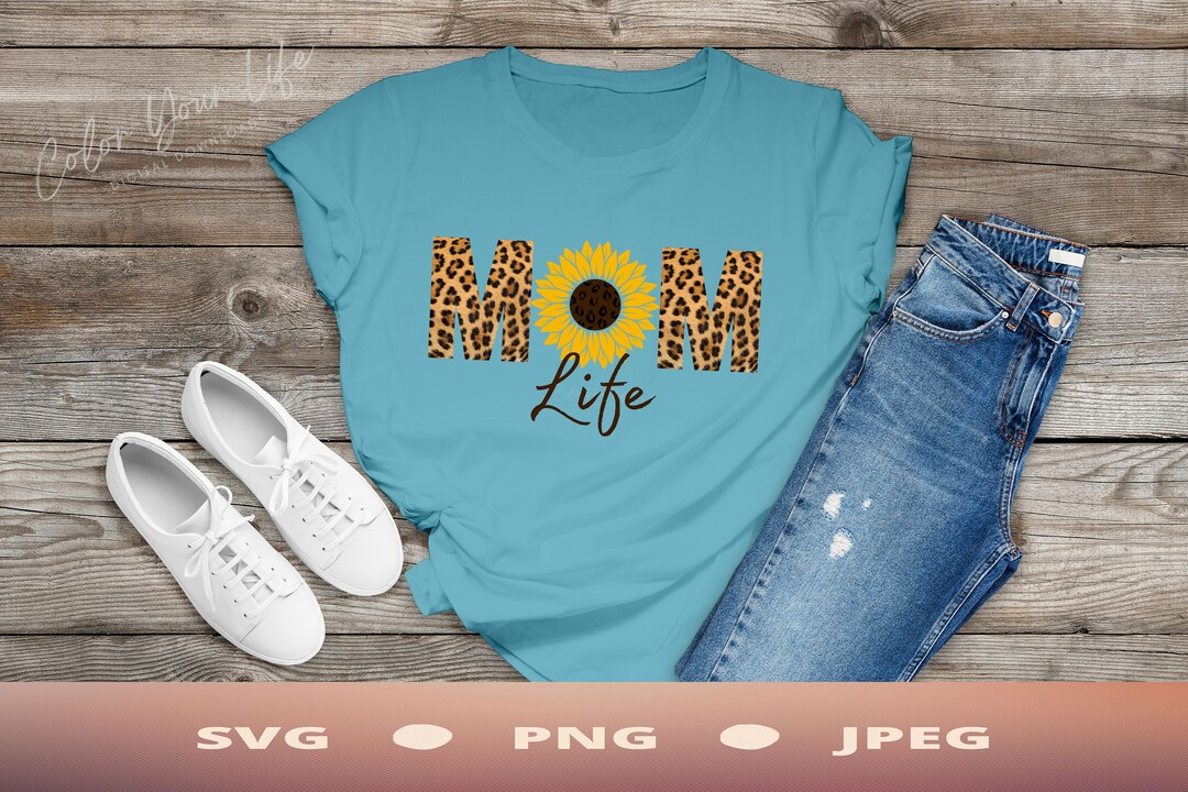Mom Life Sunflower SVG - Etsy