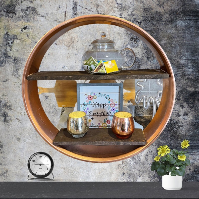 Round Shelf - Etsy