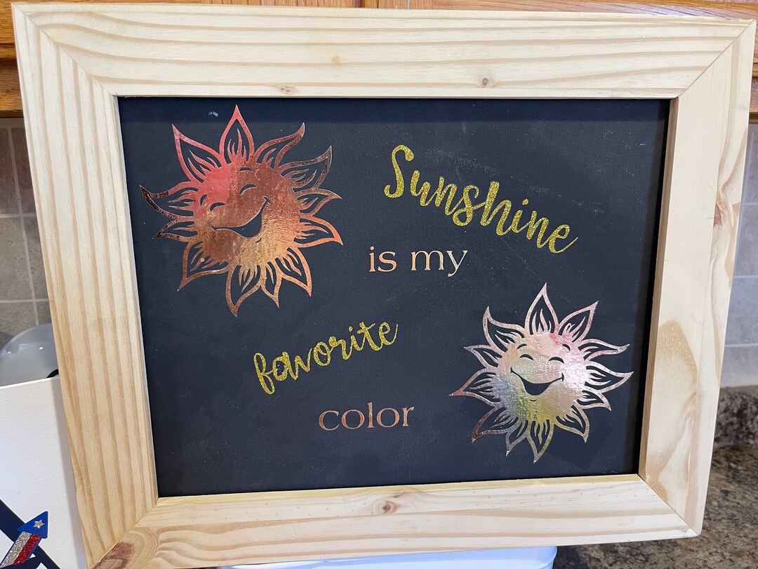 SUNSHINE is My FAVORITE COLOR Sign Insert Only - Interchangeable Sign ...