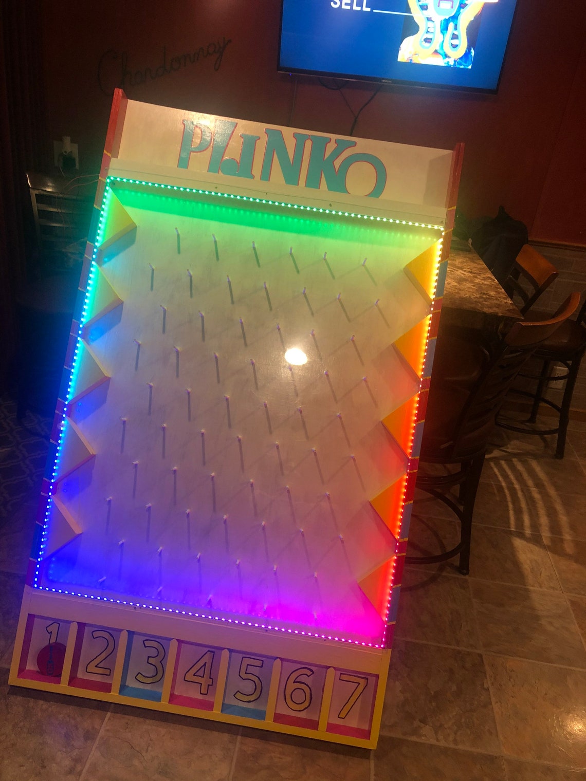 Customized 4 Foot PLINKO Board - Etsy