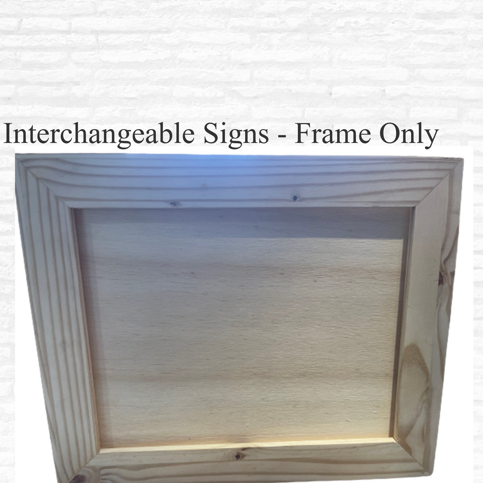 FRAME ONLY - Framed Interchangeable Signs, Holidays, Seasons ...