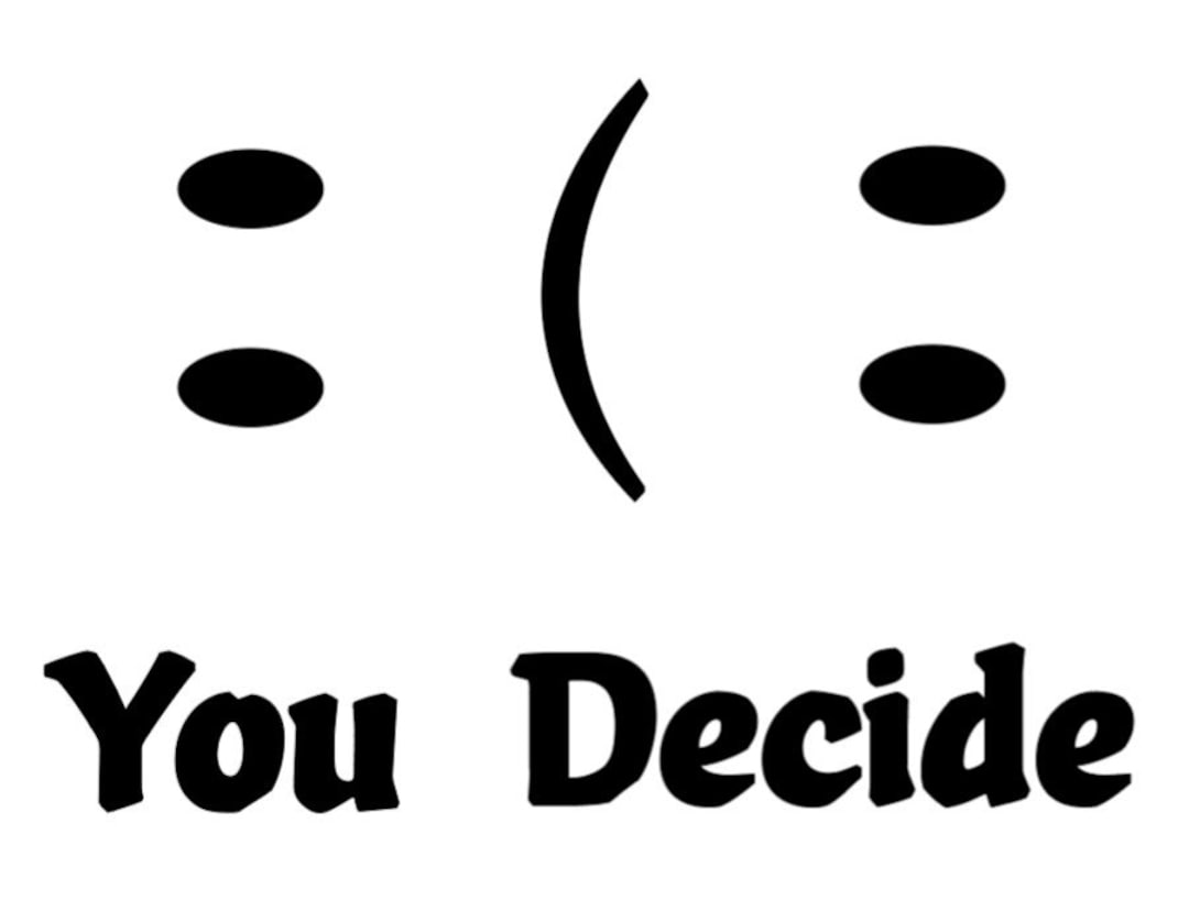 YOU DECIDE Sign Insert Only - Interchangeable Sign Insert, Holidays ...