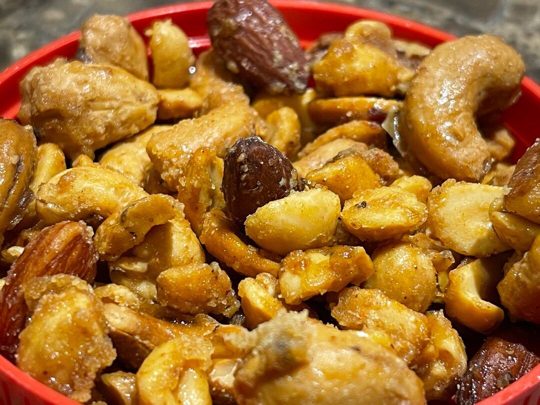 CRACK PARTY NUTS Aka: Sweet N Spicy Party Nuts - Homemade Recipe ...