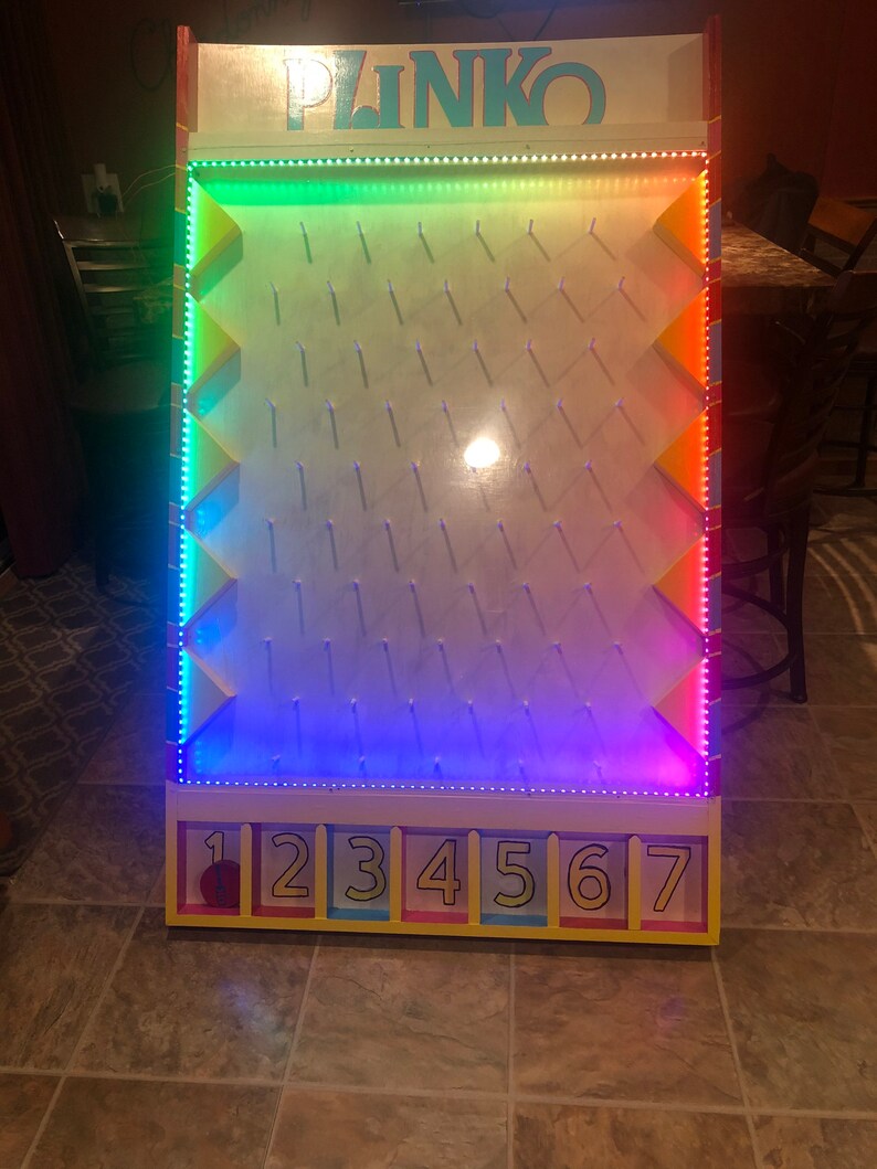 Customized 4 Foot PLINKO Board - Etsy