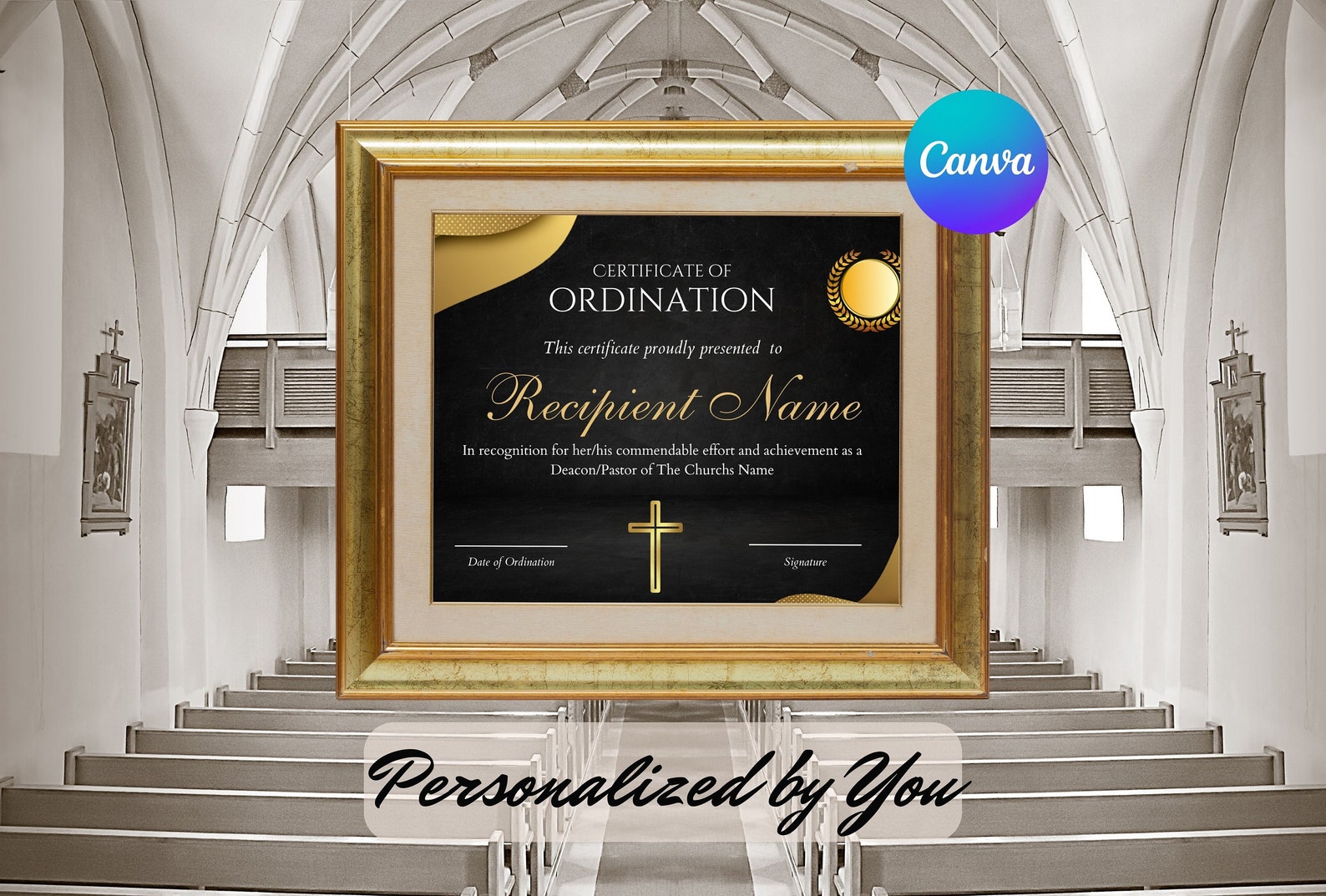 Editable Ordination Certificate Template PDF, Southern Baptist ...