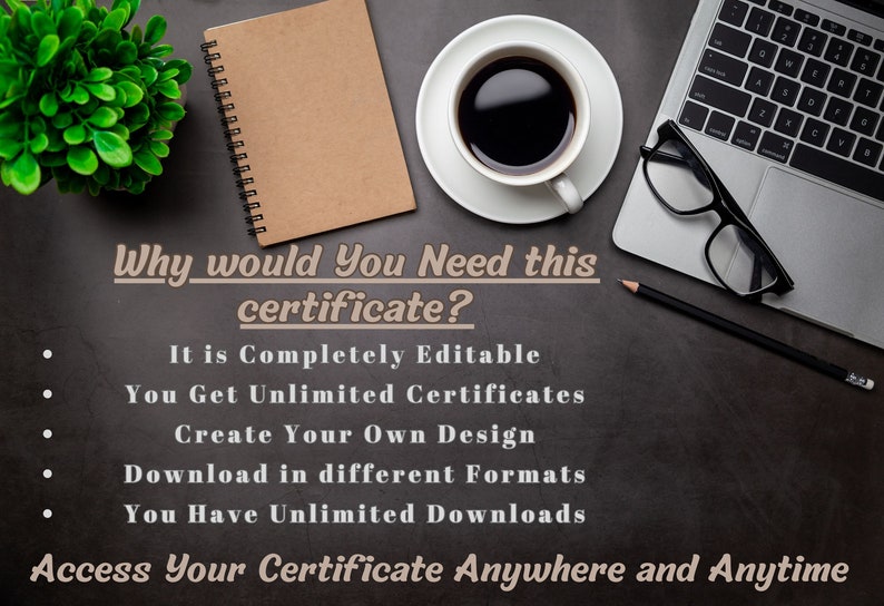 Unlimited Certificate of Achievement, Acommplishment, Custom Gold ...
