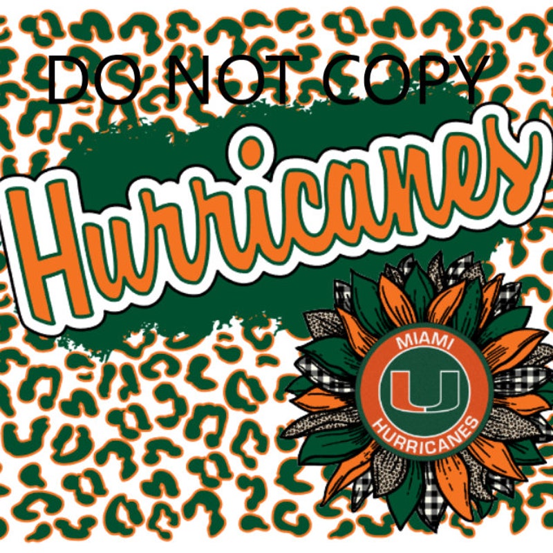 Miami Hurricanes Svg - Etsy