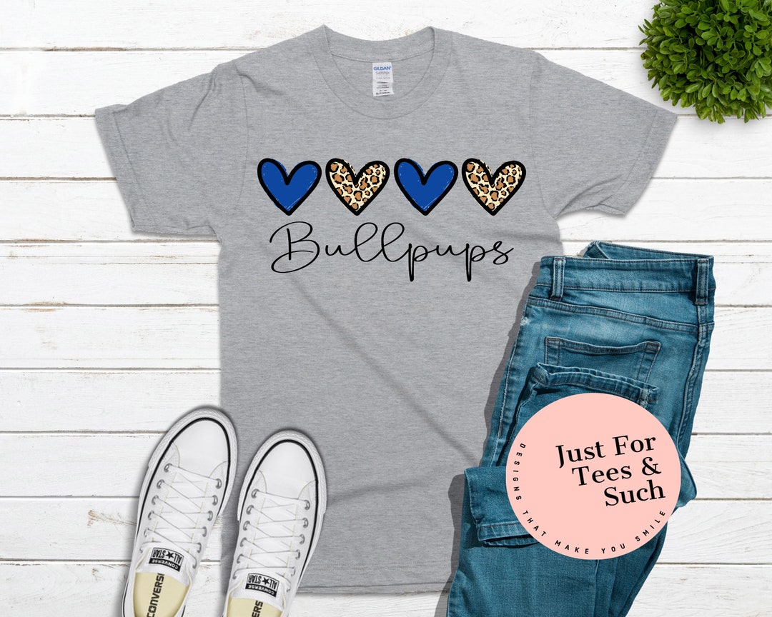 Bullpups Mascot Teacher School Shirt PNG File DIGITAL File Only. NO ...