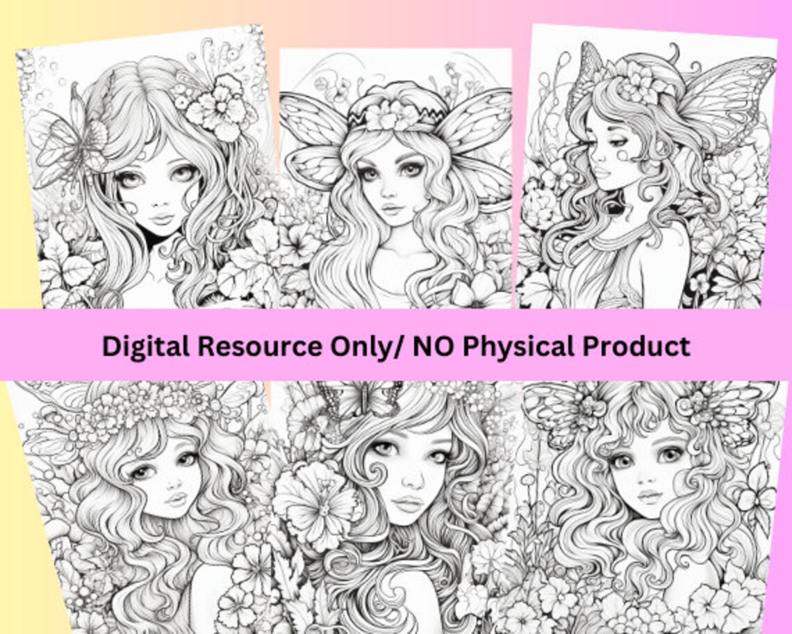 37 Fairytale Princess Coloring Pages for Kids and Adults, Printable ...