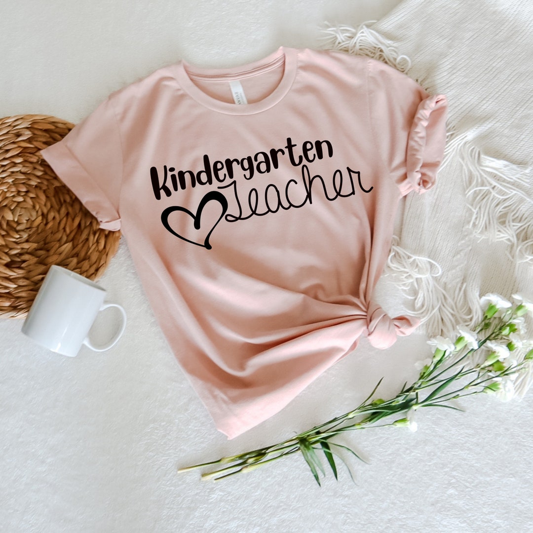 Kindergarten Teacher K Teacher Shirt PNG & SVG File DIGITAL File Only ...