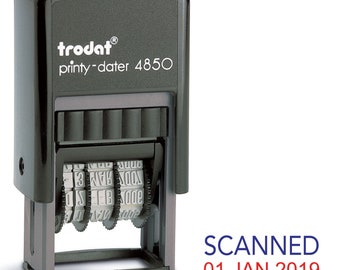 Scanned Date Stamp - Etsy