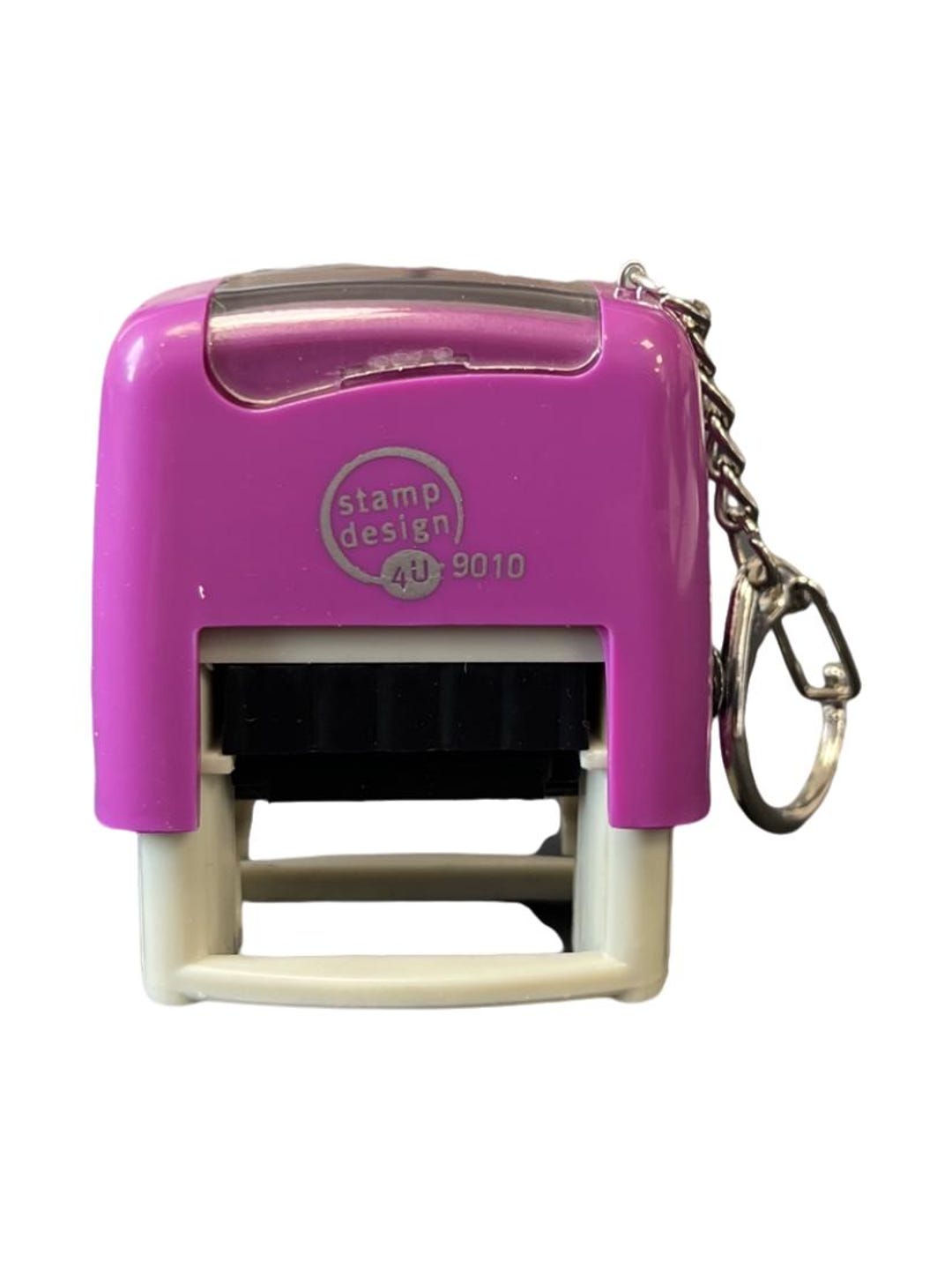 Personalised Rubber Stamp Midwife Keyring Stamp Violet Keyring Stamp ...