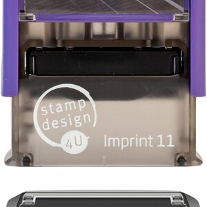 Personalised Social Media Custom Stamp Self Inking - Follow Us on ...