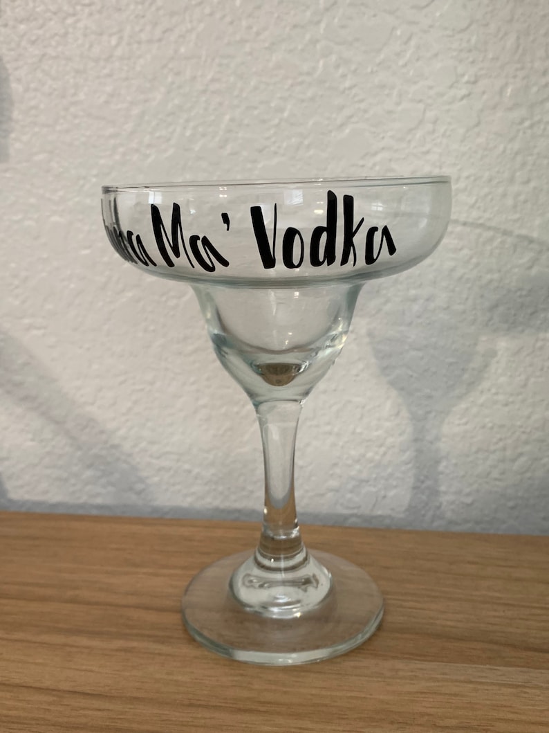 Cute Margarita Glass Margarita Martini Glass Customized Etsy