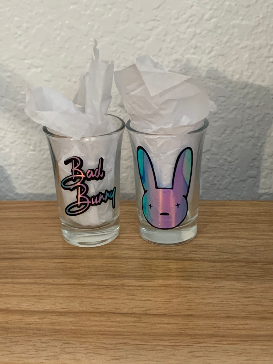 Shot Glasses Personalized Shot Glasses Bad Bunny Shot Glass Toxic Shot ...
