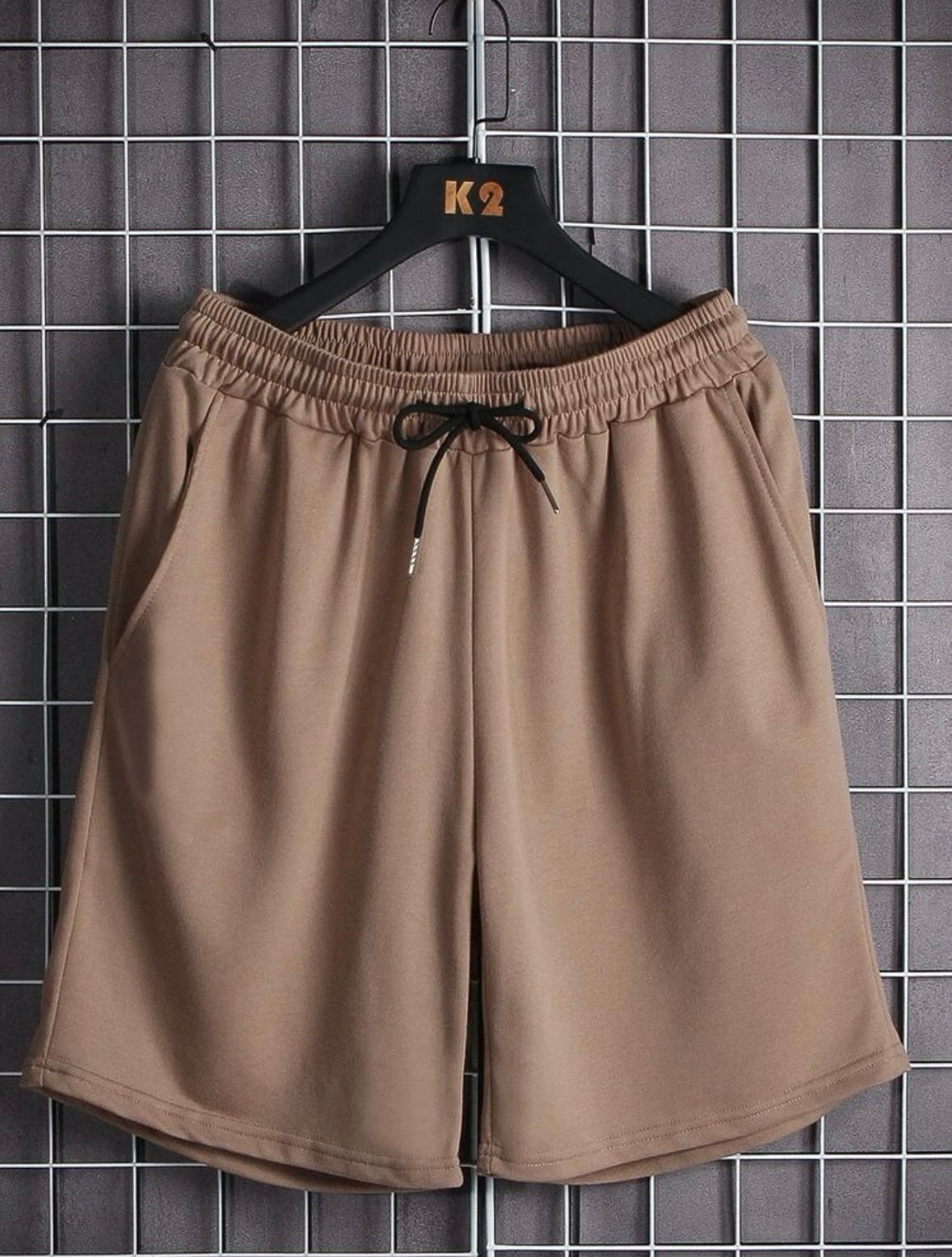 Mens Drawstring Waist Solid Track Shorts - Etsy