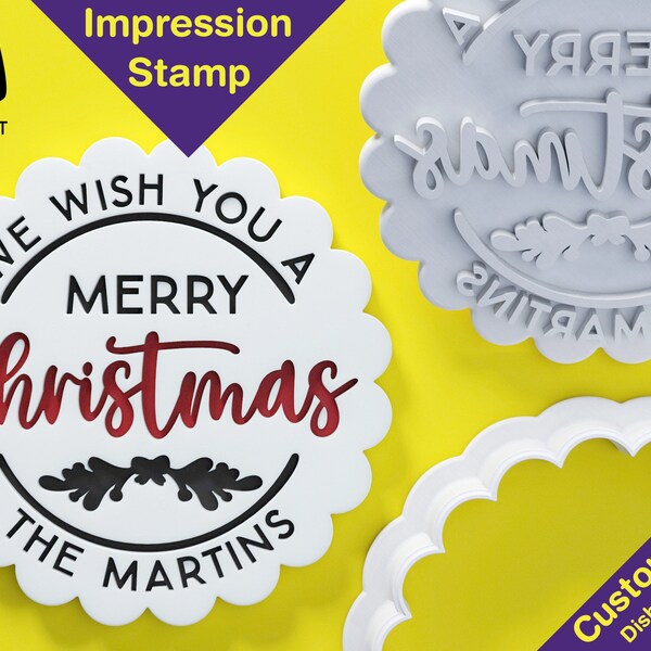 Custom Cookie Stamp - Etsy