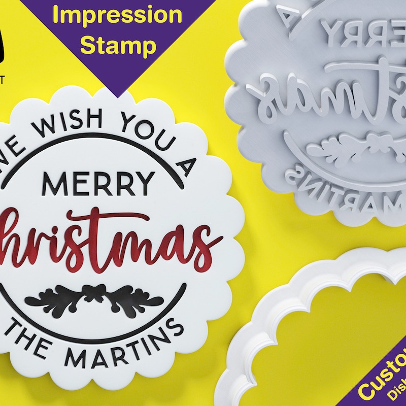 Custom Cookie Stamp - Etsy