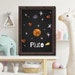 Solar System Print Set, Space Poster, Printable Educational Wall Art ...