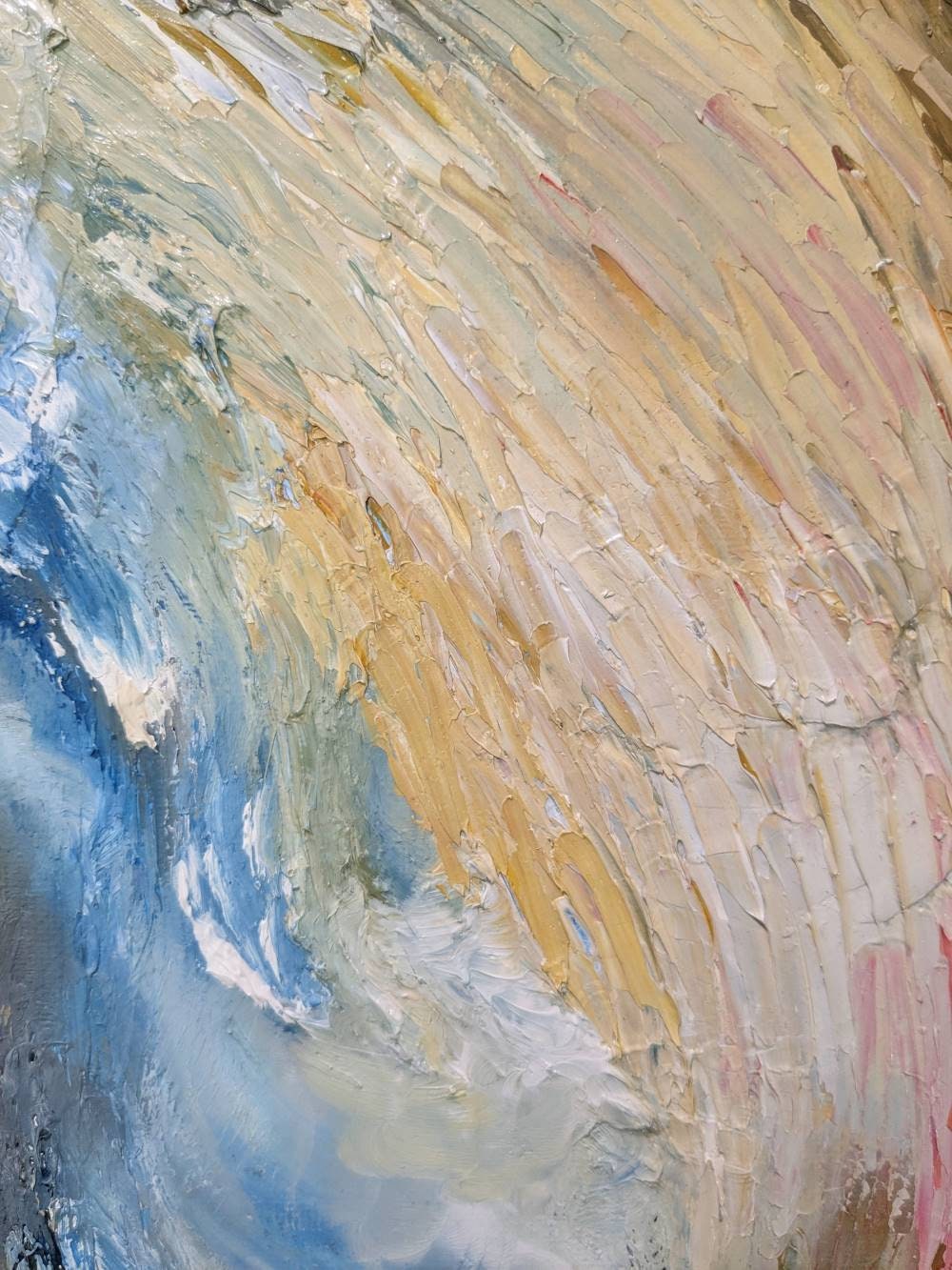 Purge Hand-painted Impasto 16x20 Oil Painting on Canvas Contemporary ...