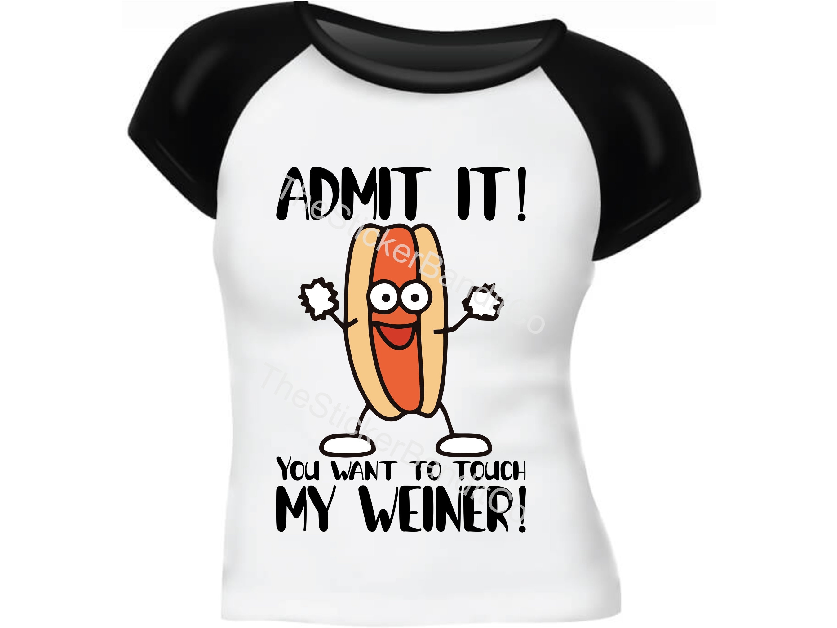 Admit It, You Wanna Touch My Weiner Hotdog Meme SVG - Instant Download ...