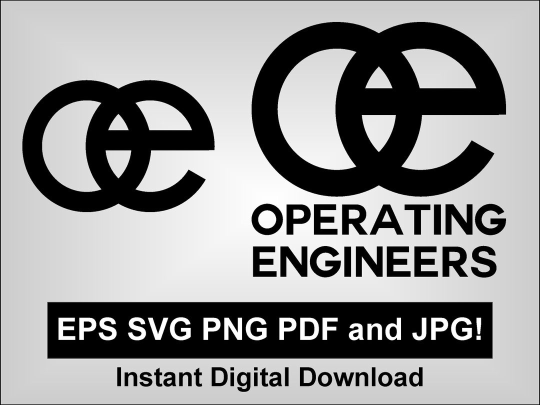 Operating Engineers SVG - Union - Heavy Equipment - PDF Jpg Eps Png ...