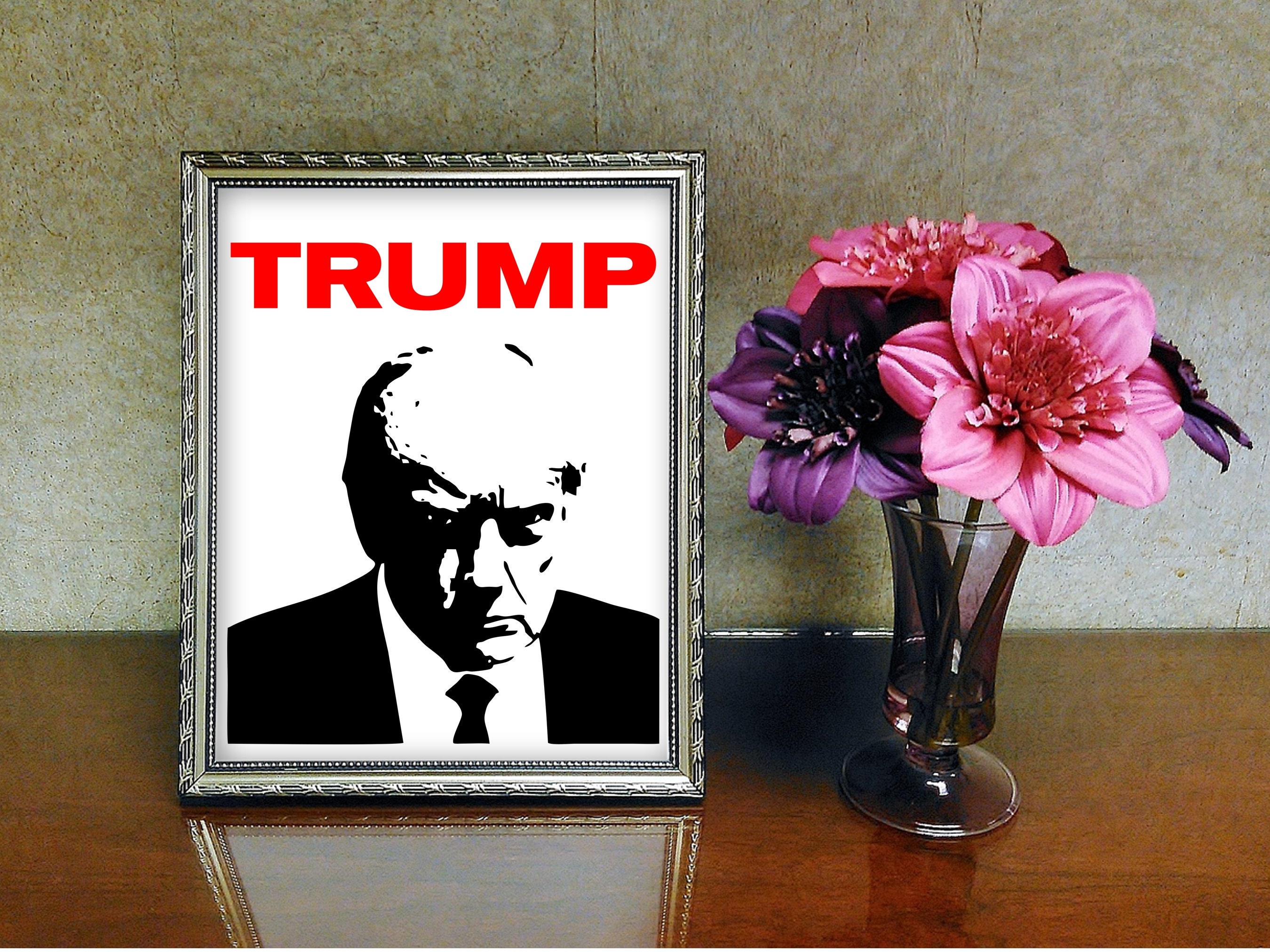 Trump Mug Shot With Name Svg - PNG Dxf Jpg Eps PDF - Instant Download ...