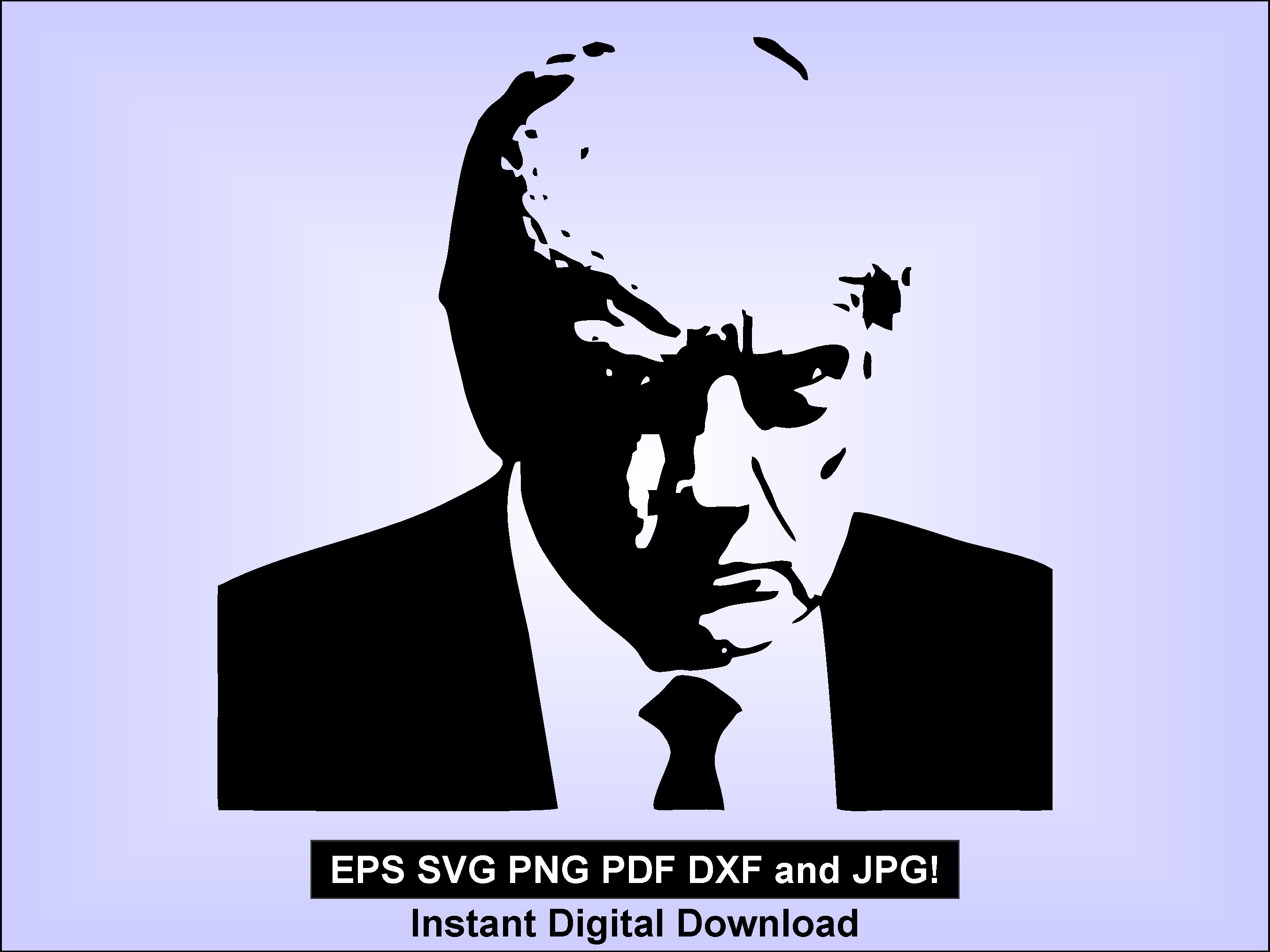 Trump Mugshot Svg Instant Download for Vinyl Cutter or - Etsy