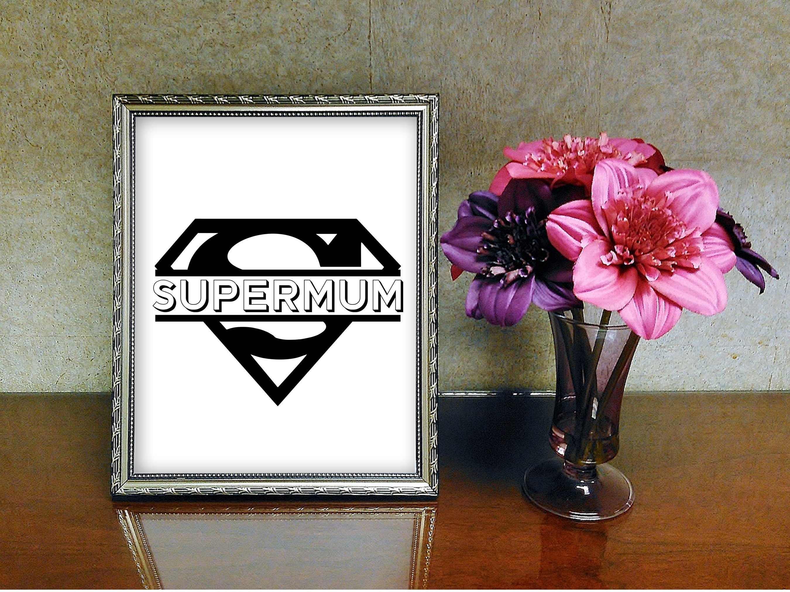 Super MUM - SVG Dxf Png PDF Eps Jpg - Instant Digital Download - Etsy