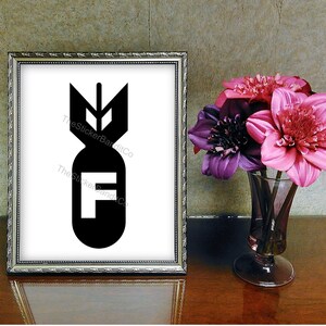 F-bomb SVG Designs - Png Jpg Pdf Eps Dxf - Instant Download - 5 ...