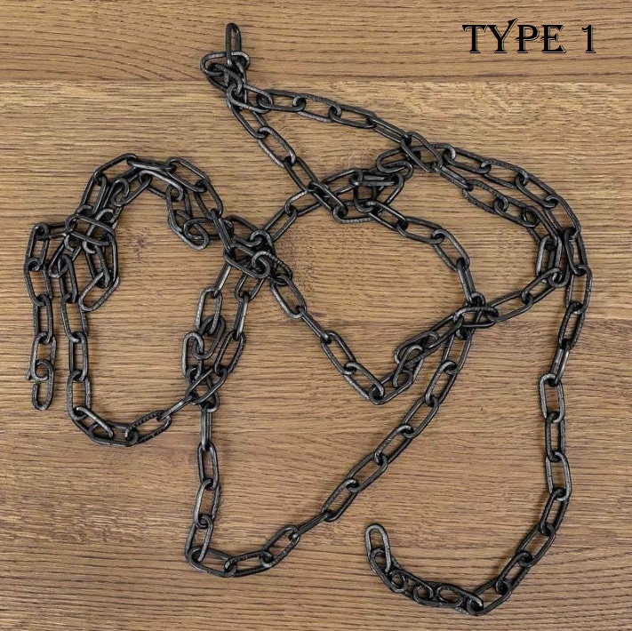 Primitive Rustic Iron Chain Decor Decorative Chain Vintage - Etsy