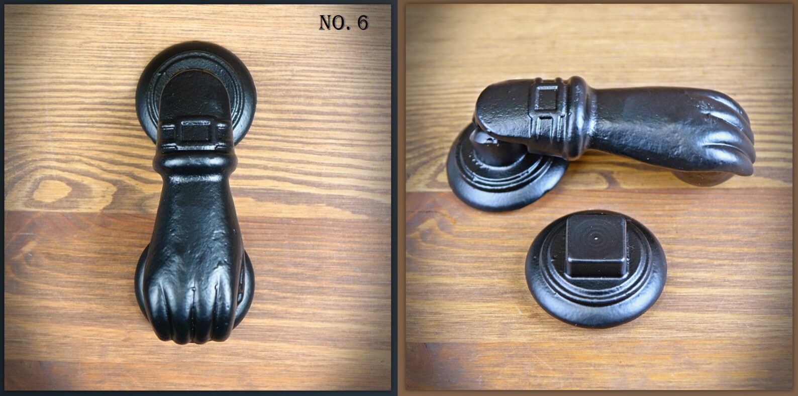 Cast Iron Rustic Door Knocker Vintage Retro Knocker Country - Etsy