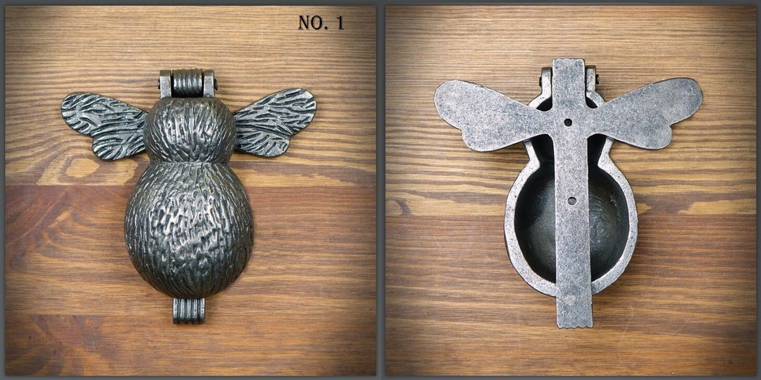 Bee Cast Iron Rustic Door Knocker, Vintage Retro Knocker, Country ...