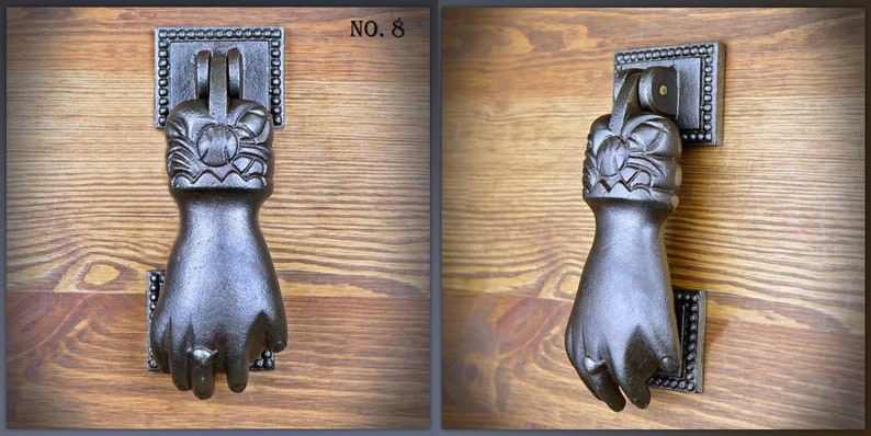 Cast Iron Rustic Door Knocker Vintage Retro Knocker Country - Etsy