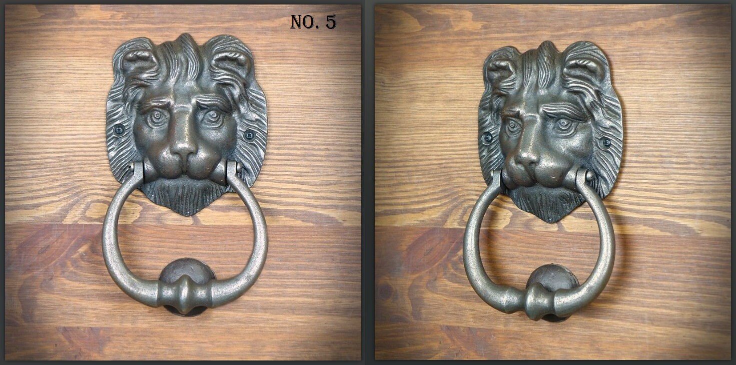 Cast Iron Rustic Door Knocker Vintage Retro Knocker Country - Etsy UK