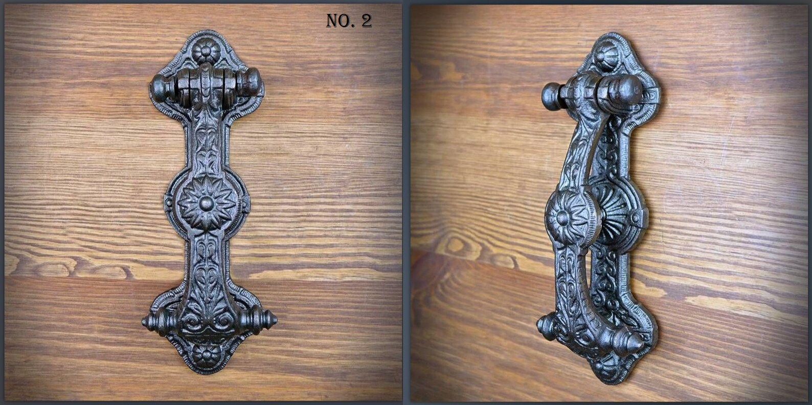 Cast Iron Rustic Door Knocker Vintage Retro Knocker Country - Etsy