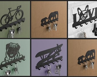 Metal Key Rack - Etsy