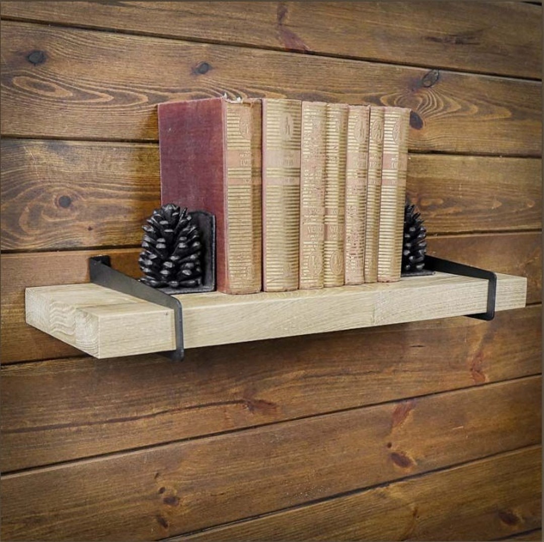 8'' 6'' Cast Metal Shelf Bracket, Industrial Iron Shelf Bracket, Rustic ...