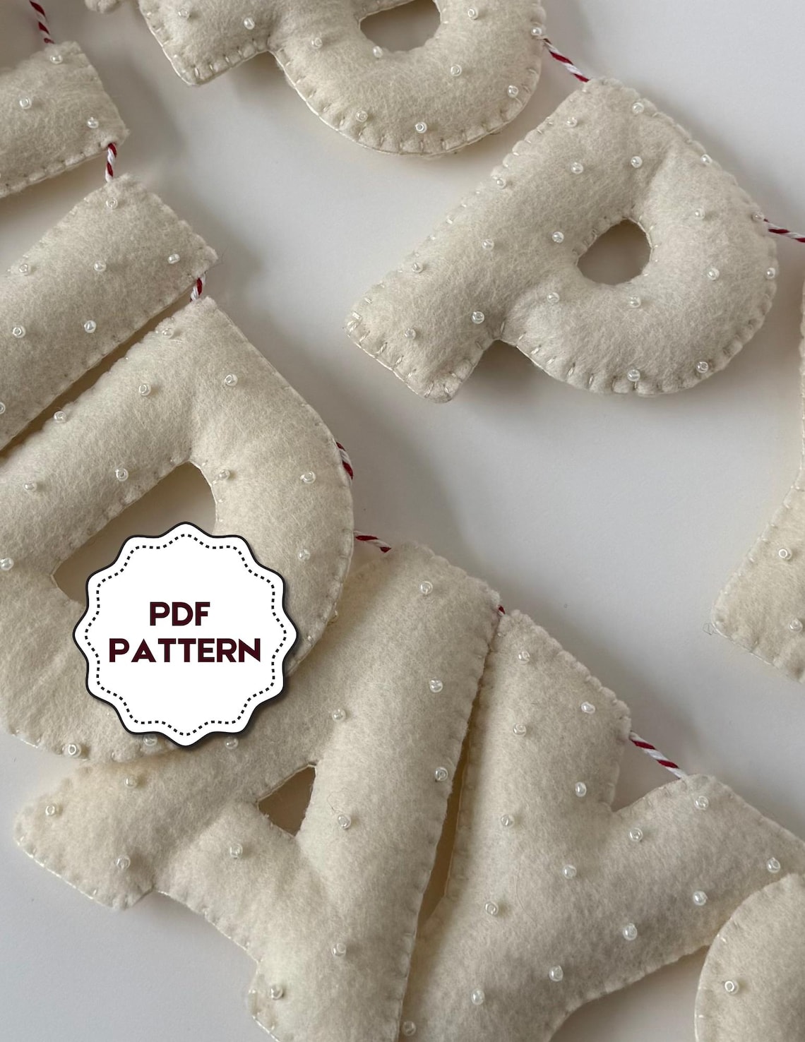 Felt Alphabet & Numbers Pattern: 4" Capital Letters (PDF Pattern) - Etsy