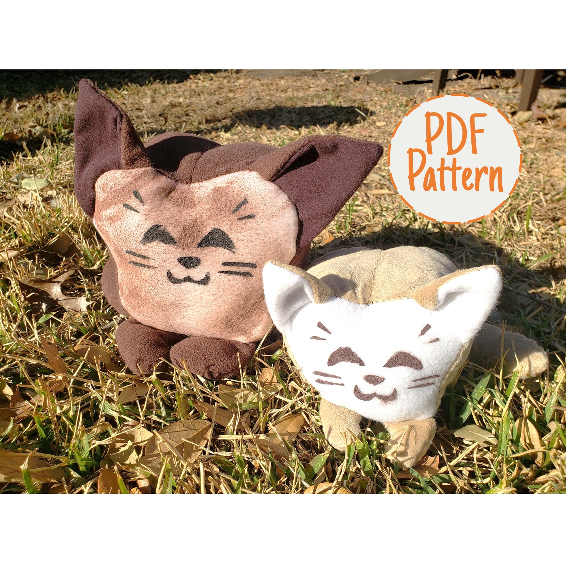 PDF Sewing Pattern - Toasty Cat Loaf Plush - Crafting Tutorial - How-to ...