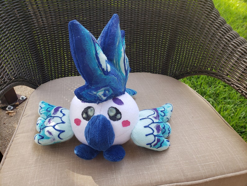 PDF Sewing Pattern - Round Bird Blob Plush Crafting Tutorial - How-to ...