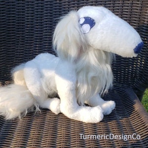 PDF Sewing Pattern - Borzoi Dog Plush - Russian Wolfhound Plushie ...