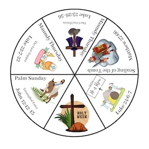 Holy Week Kids Printable Activities Easter Activities for - Etsy